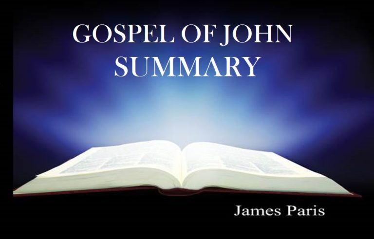 Gospel Of John Summary – The Bible Brief